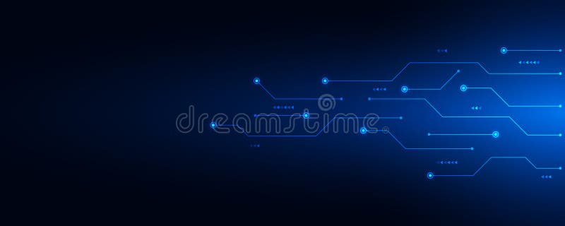 Circuit Board Texture with Communication Technology Concept. Creative ...