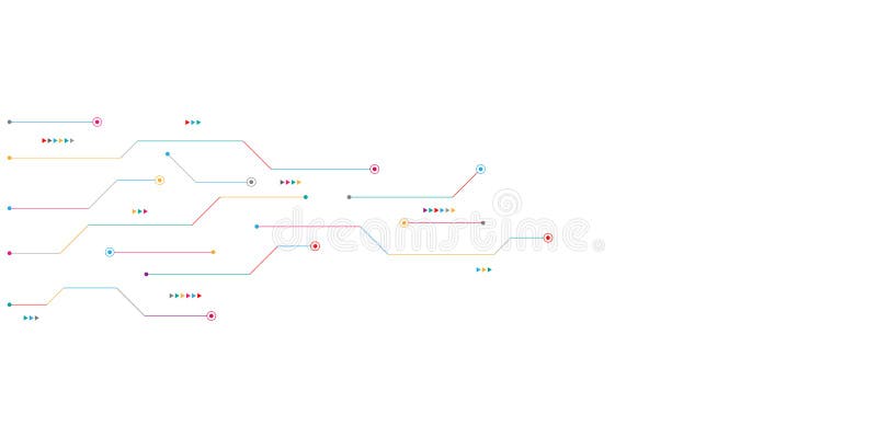 Circuit Board Texture with Communication Technology Concept. Creative ...