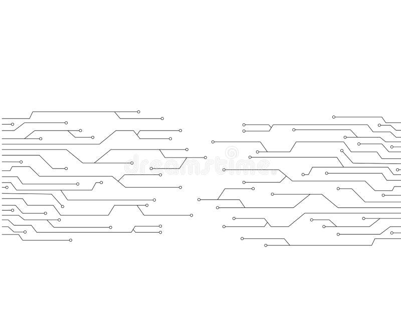 Circuit board vector stock vector. Illustration of communication ...