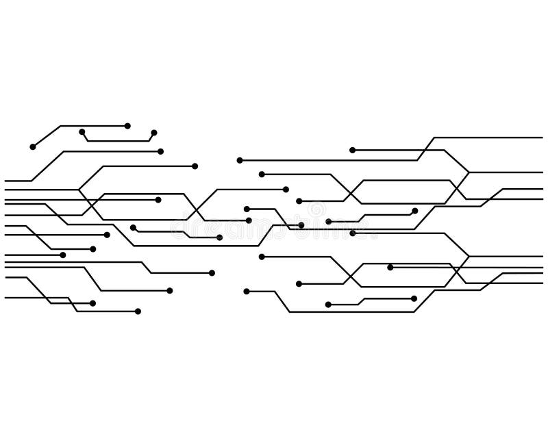 Circuit board vector stock vector. Illustration of communication ...