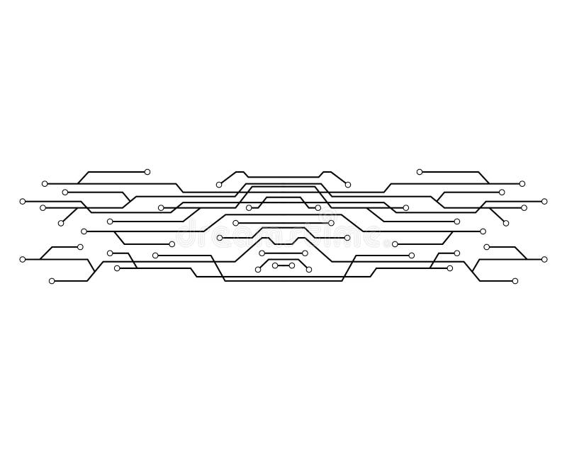 Circuit board vector stock vector. Illustration of electronics - 127569208