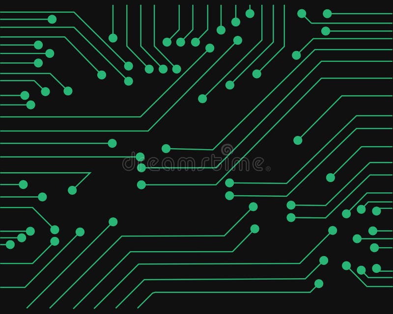 Circuit Board Vector Illustration Design Stock Vector - Illustration of ...