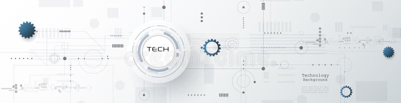 Vector Abstract Circuit Board, Illustration High Tech, Network Connection, Science and ...