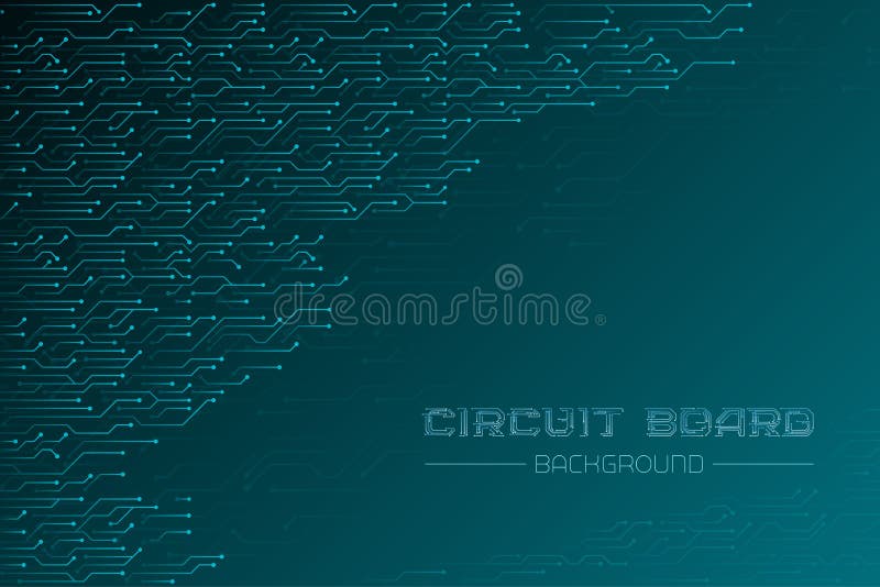 Circuit Board Font. Vector Alphabet Stock Vector - Illustration of ...