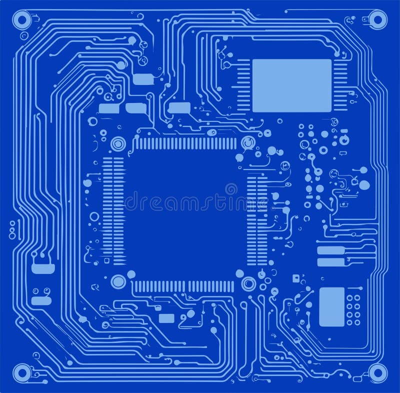 Circuit Board Vector Background Texture Computer Machine Technology ...