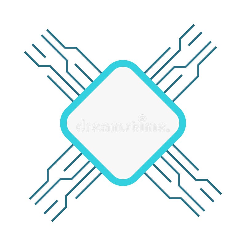 Circuit Board Vector Design Element Stock Vector - Illustration of ...