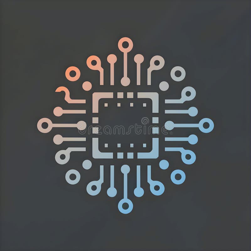 Circuit Board Logo Design Template. Stock Illustration - Illustration ...