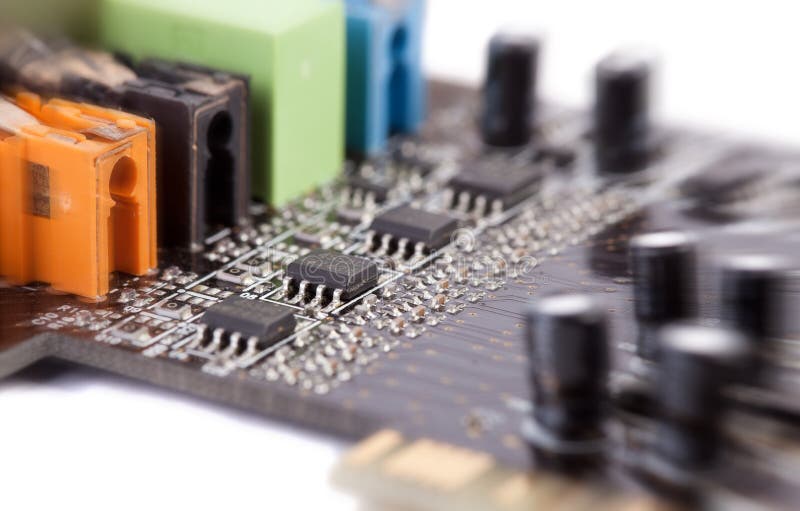 Circuit Board (with Zoom Effect) Stock Photo - Image of object ...