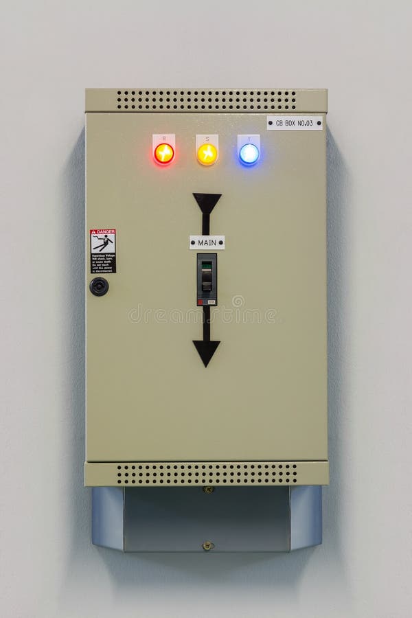 Circuit breaker box stock photo. Image of switch, light - 38683320