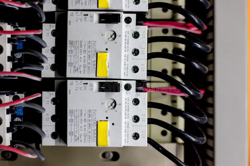 Circuit breaker. stock photo. Image of electrician, breaker - 262282334