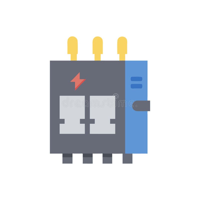 Circuit Breaker Icon for Safety Stock Illustration - Illustration of ...
