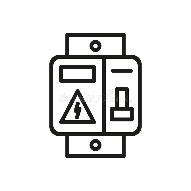 Circuit Breaker Icon Vector Design Templates Simple and Modern Stock ...