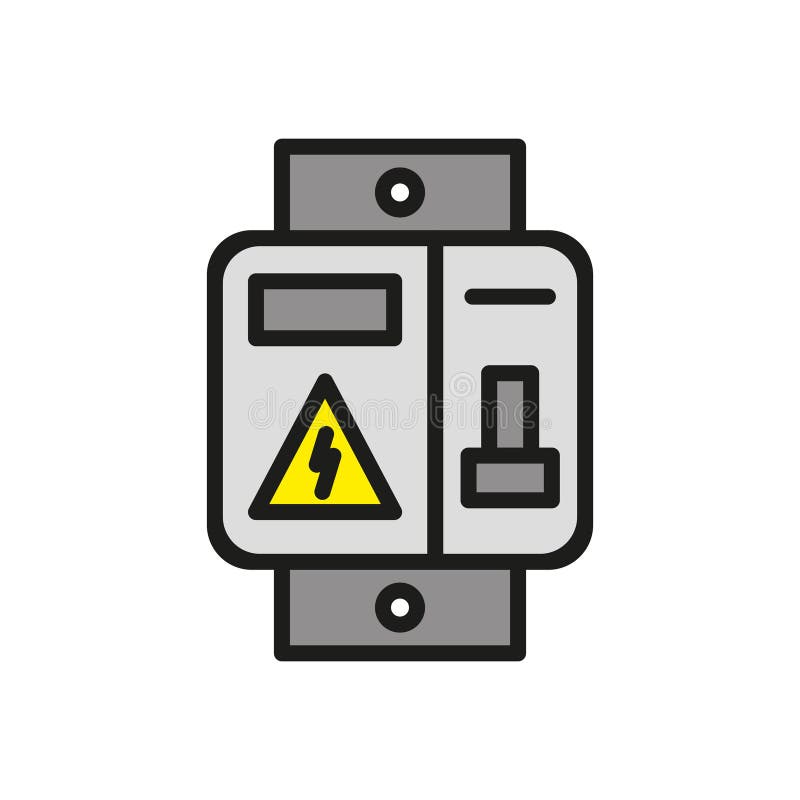 Circuit Breaker Icon Vector Design Templates Simple and Modern Stock ...