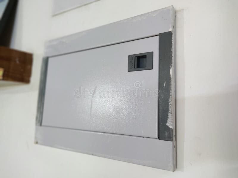 Circuit Breaker Panel in Closed Condition Stock Image - Image of ...