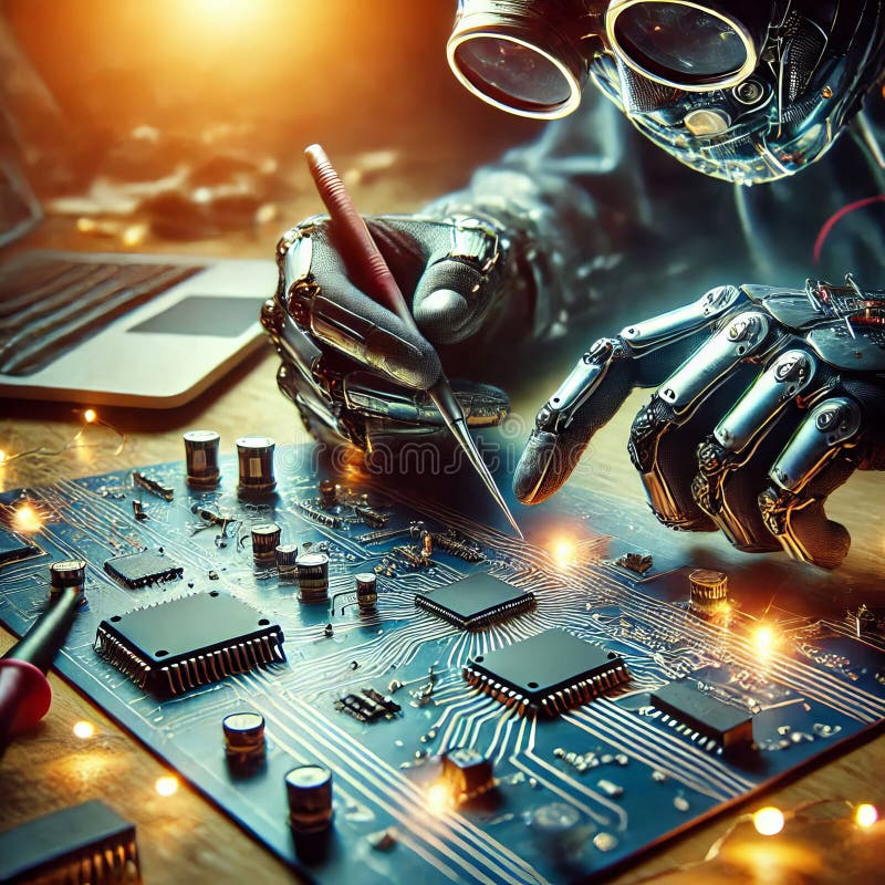 Circuit Building Electronics Designing and Assembling Electronic Stock ...