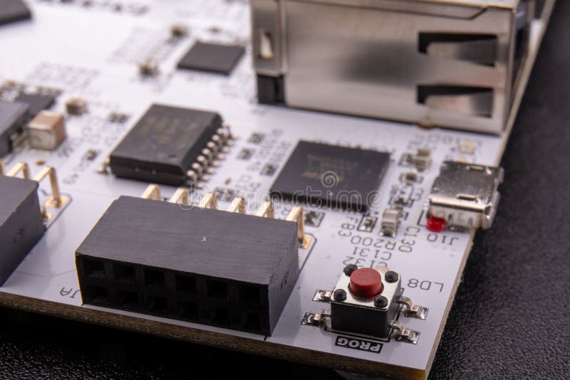 Surface Mount Circuit Card stock image. Image of dips - 169622157