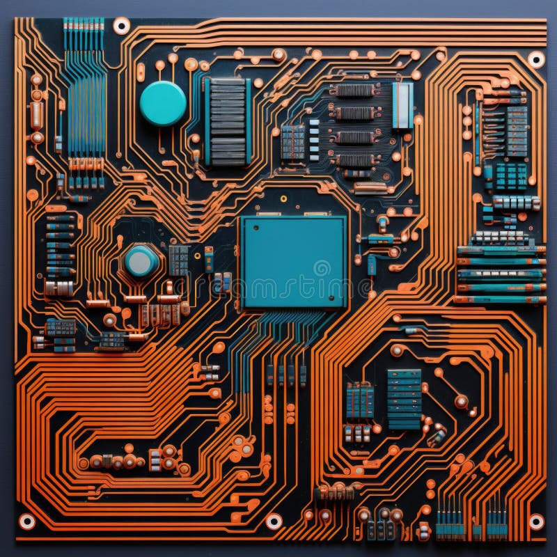 Circuit with Computer Information Processor, Mind of a Computer ...