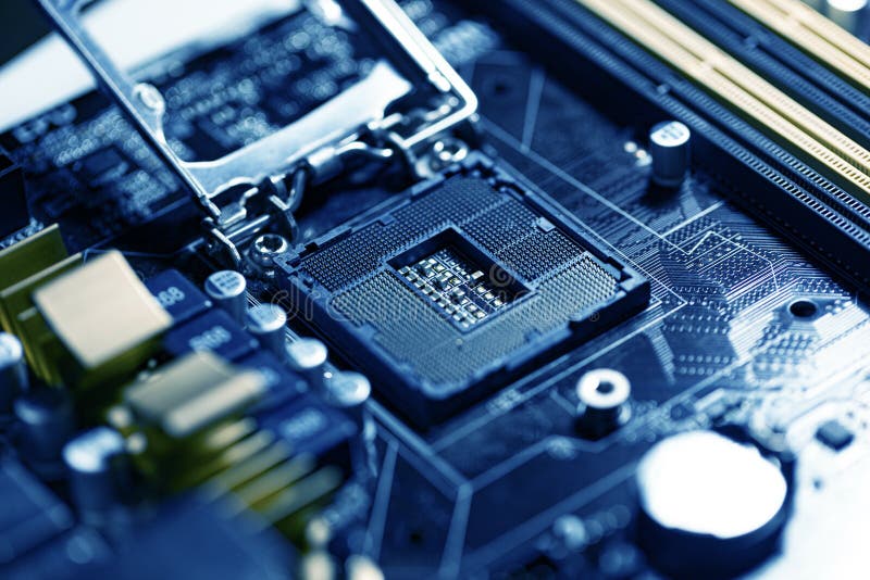 Circuit Computer Motherboard, Circuit Chip Board Stock Image - Image of ...