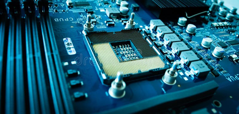 Circuit Computer Motherboard, Circuit Chip Board Stock Photo - Image of ...