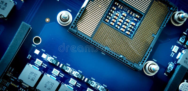 Circuit Computer Motherboard, Circuit Chip Board Stock Image - Image of ...