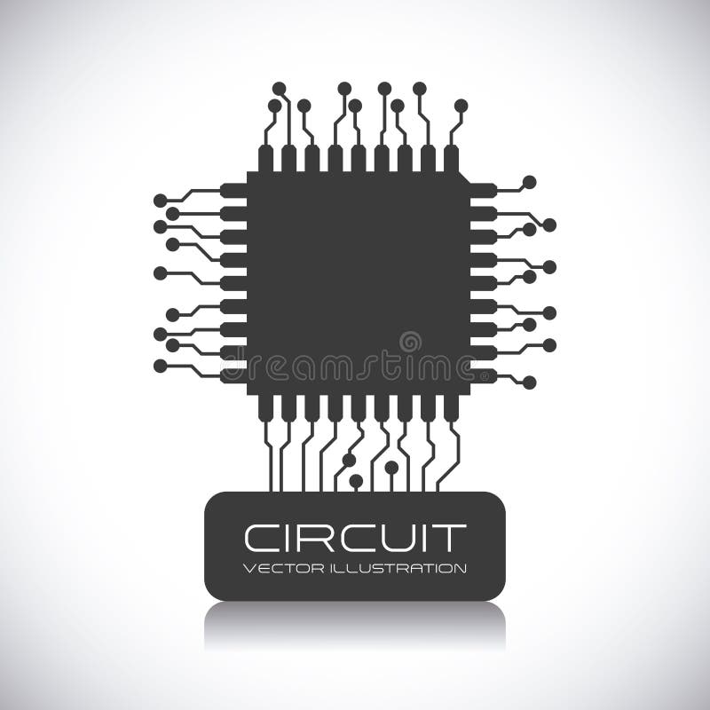 Circuit design stock vector. Illustration of graphic - 44958298