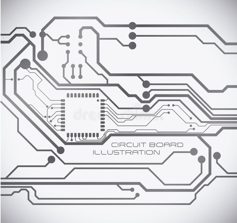 Circuit design stock vector. Illustration of information - 44958374