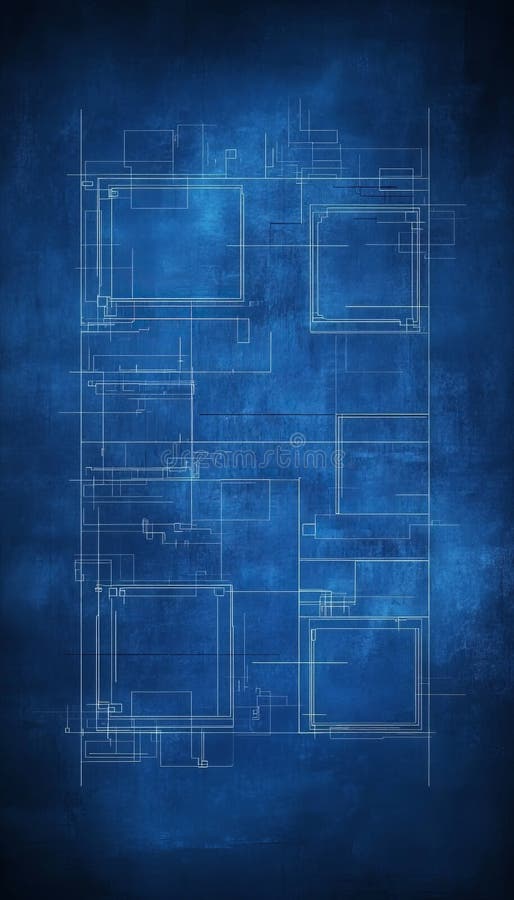 Circuit Diagram Blueprint on Blue Background, Electronics Engineering ...