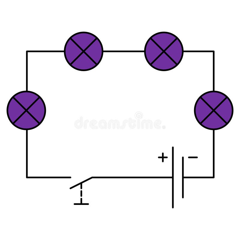 Circuit Diagram, Plan Consisting of Circuit Symbols for the Graphic ...