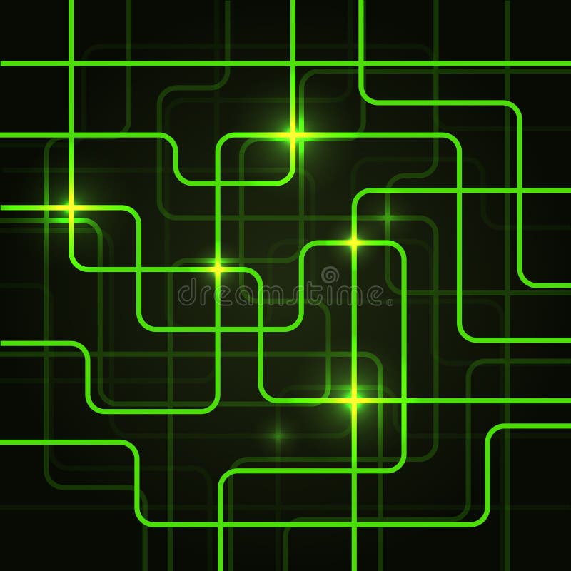 Circuit Electric Board Abstract Background Stock Vector - Illustration ...