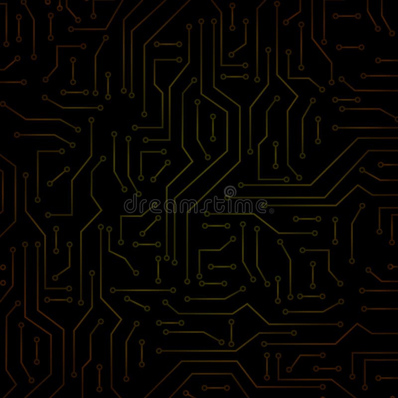 Circuit Electronic Pattern Background Stock Illustration - Illustration ...