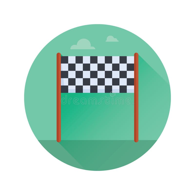 Finish Line Banner. Vector Illustration Decorative Design Stock Vector ...