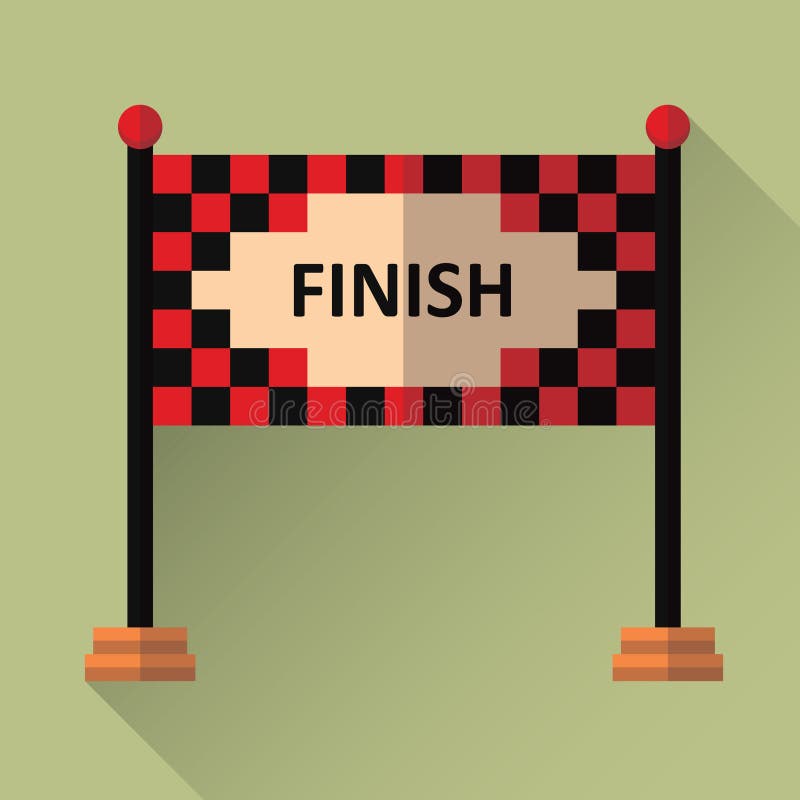 Circuit Finish Line. Vector Illustration Decorative Design Stock Vector ...