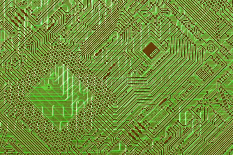 Hi-tech Green Industry Electronics Vector Backgrou Stock Vector ...