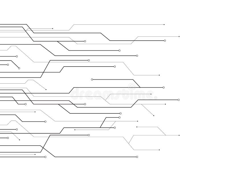 Circuit Illustration Design Stock Vector - Illustration of vector ...