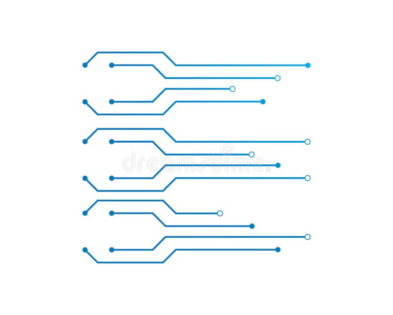 Circuit ilustration vector stock vector. Illustration of vector - 119997861