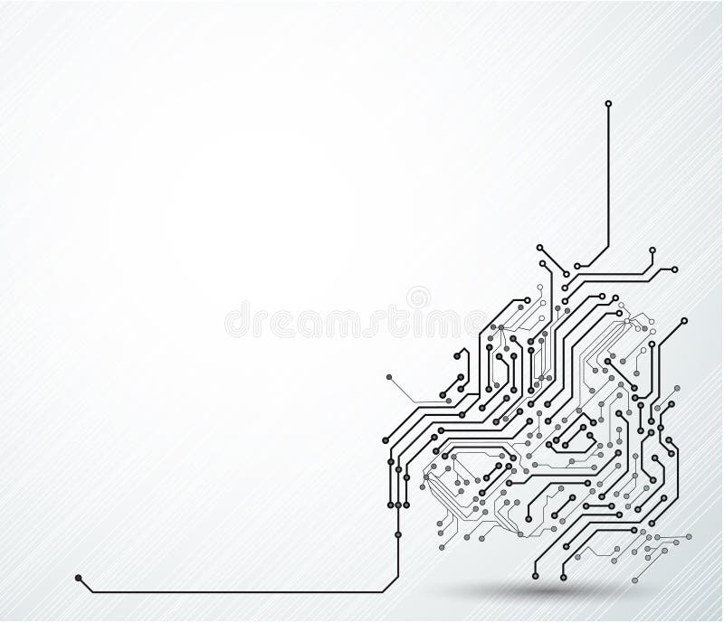Circuit board background stock vector. Illustration of technical - 24974606