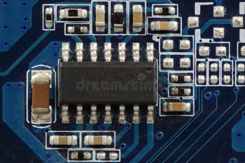 Circuit intégré image stock. Image of processeur, détail - 36380111