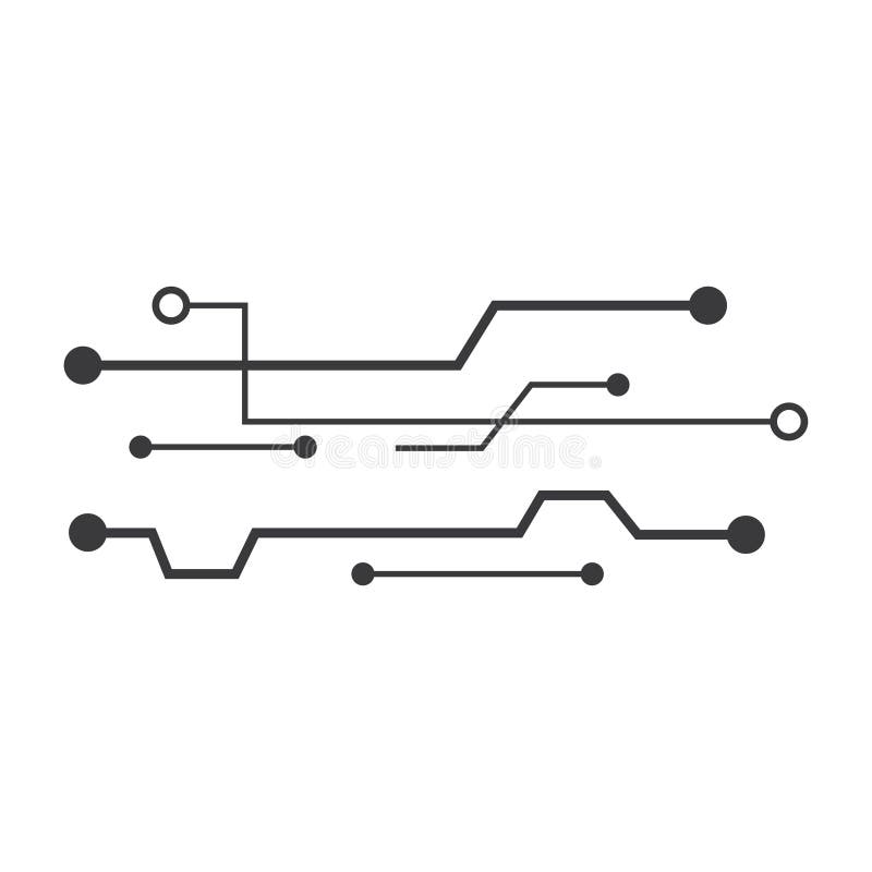 Circuit line icon stock vector. Illustration of storage - 331998397