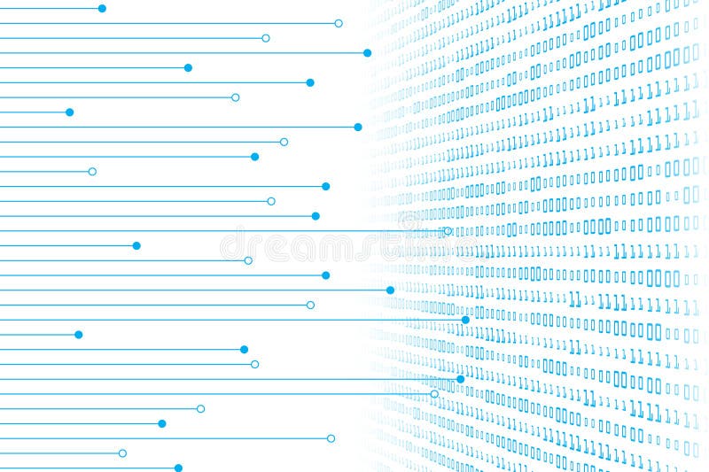 Circuit Lines Technology Abstract Background Digital Circuit Lines And Binary Code Privacy