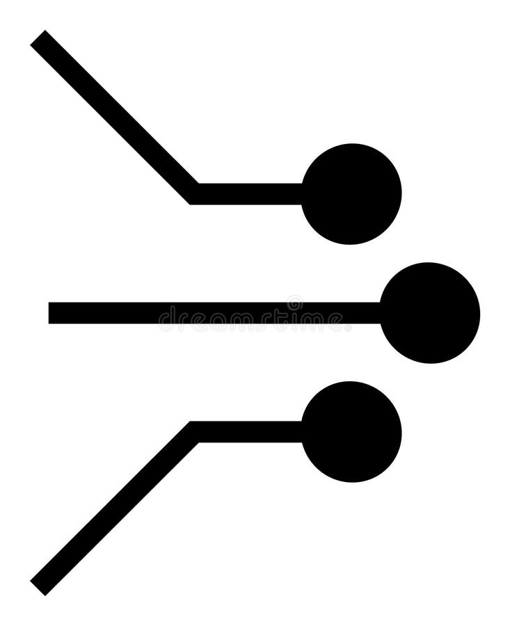 Circuit Linkages Vector Icon Flat Illustration Stock Vector ...