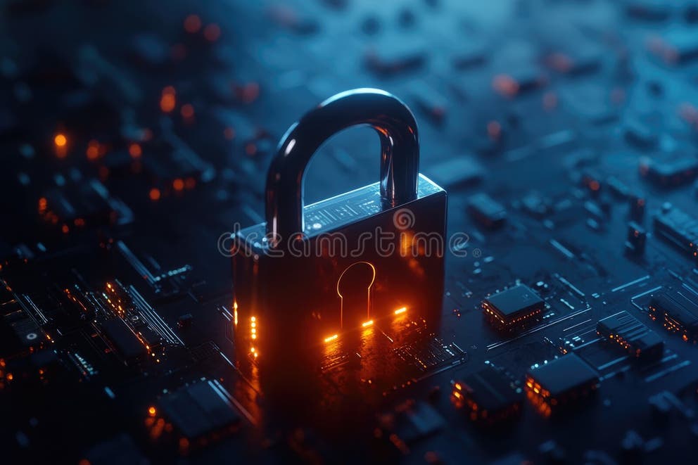 Circuit Lock Close Up stock image. Image of electrical - 379767795