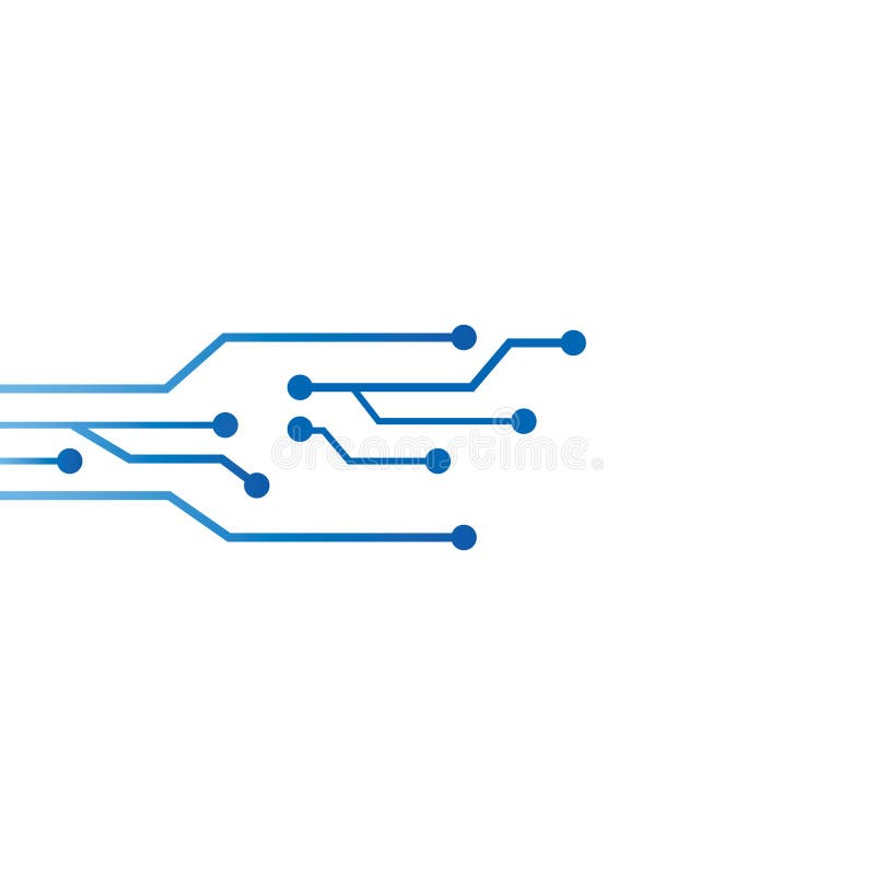 Circuit logo stock vector. Illustration of science, idea - 331040613