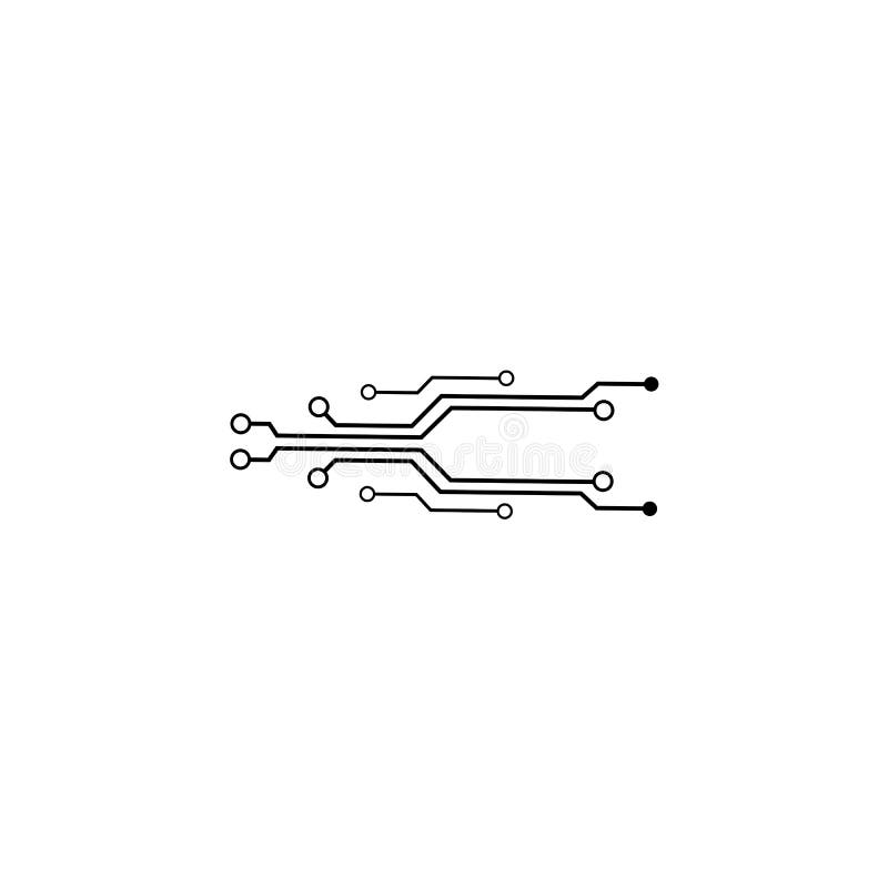 Circuit Logo Template Vector Stock Vector - Illustration of design ...