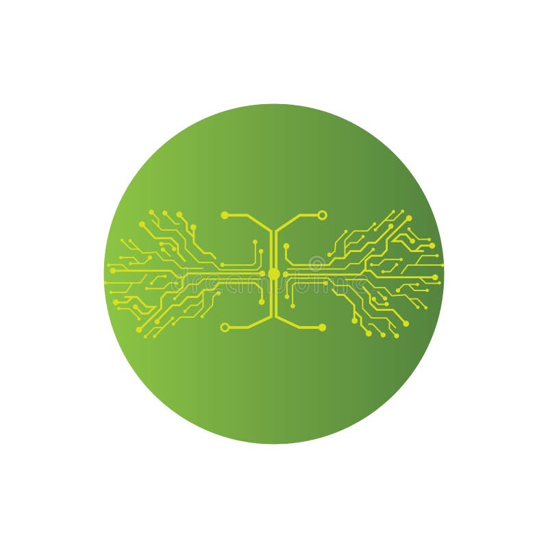 Circuit Logo Template Vector Icon Illustration Design Stock ...