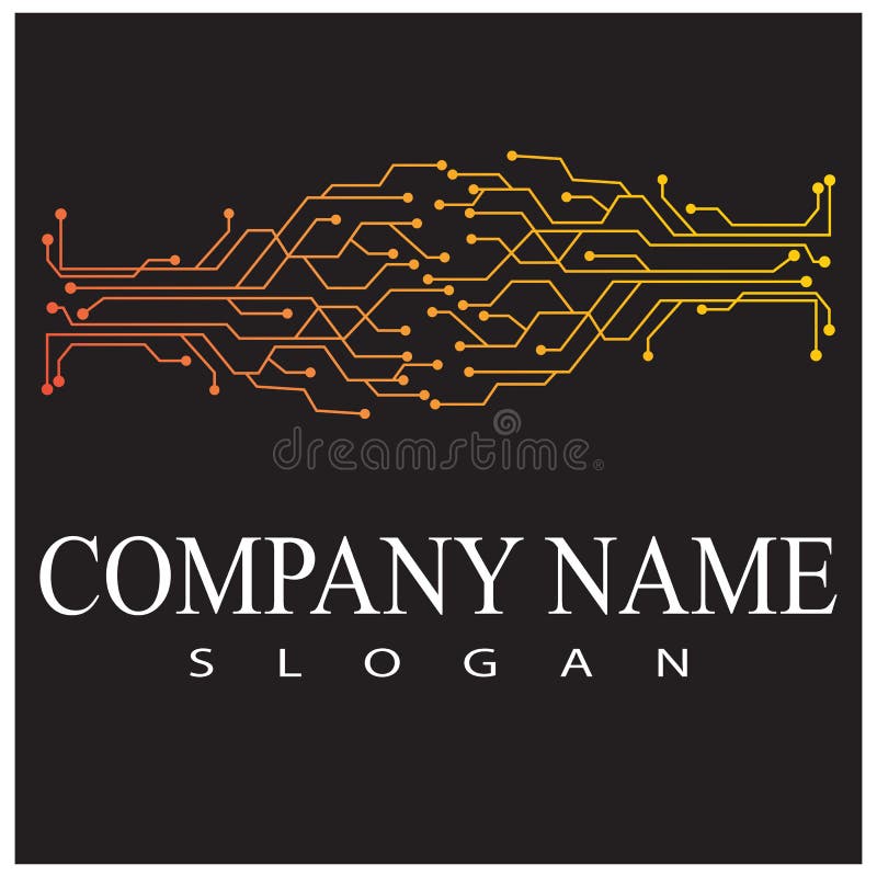 Circuit Logo Template Vector Illustration Icon Design Stock Vector ...