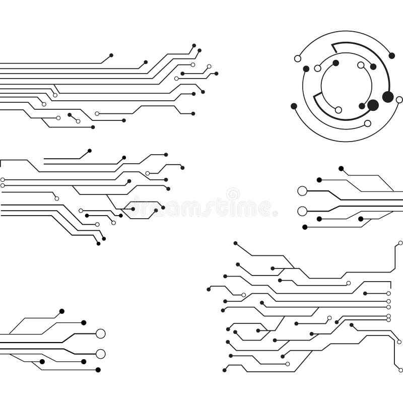 Circuit Logo Template Vector Illustration Icon Design Stock Vector ...