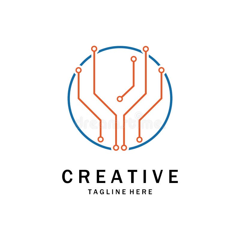 Circuit Logo Template Vector Stock Vector - Illustration of circuits ...