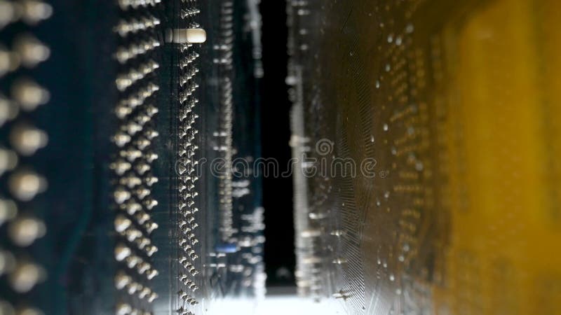 Circuit Motherboard Close Up. Motherboard Digital Microcircuit ...