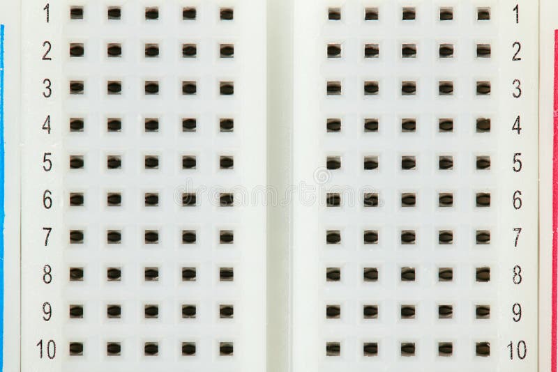 Circuit Mounting Plate Closeup for Mounting Electronic Component, Unit ...