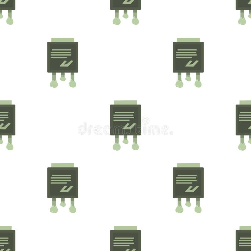 Circuit Pattern Seamless Vector Stock Illustration - Illustration of ...